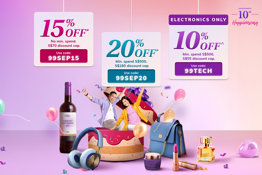 iShopChangi Promotions | Changi Exclusive Discount Codes | iShopChangi