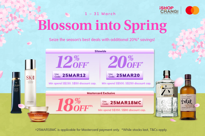 iShopChangi Promotions | Changi Exclusive Discount Codes | iShopChangi