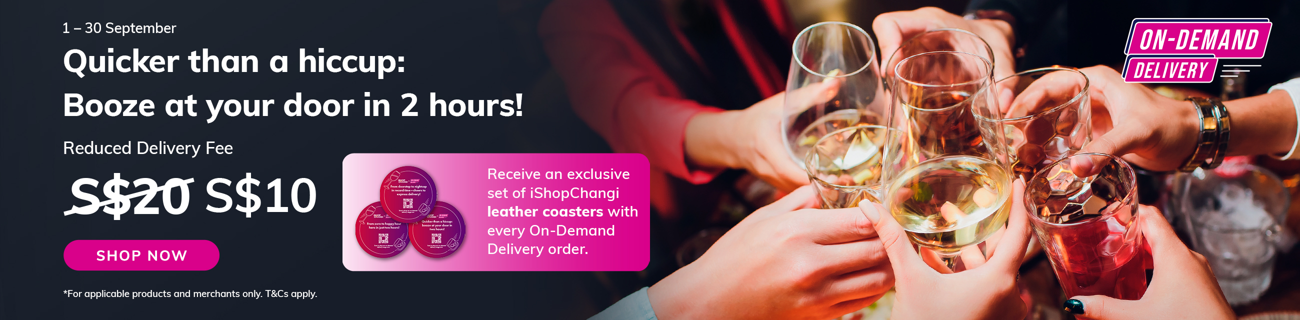 Enjoy Faster Service with On-Demand Delivery! | iShopChangi