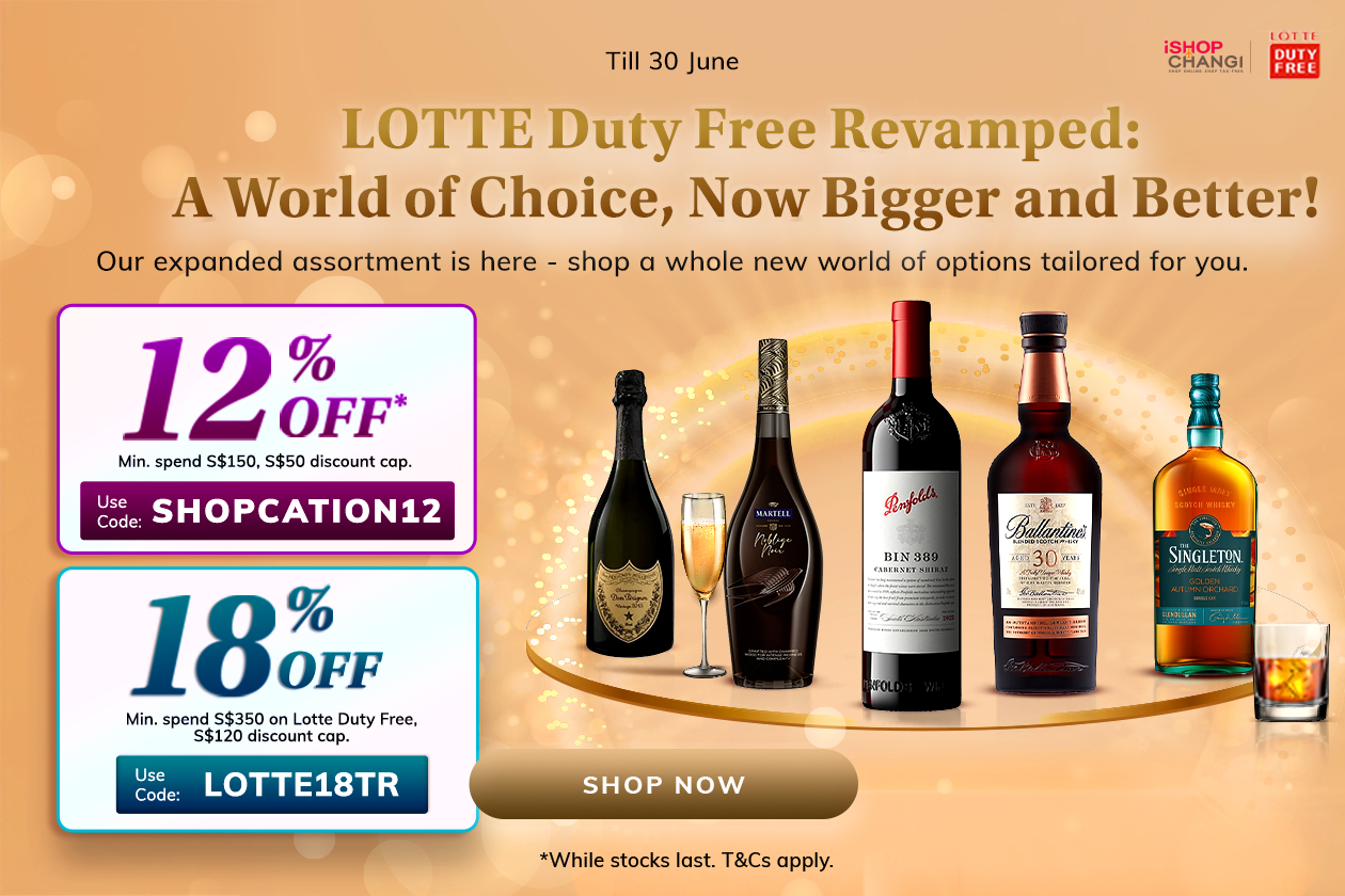 Alcohol Wine & Spirits Promotion & Discount | iShopChangi | iShopChangi