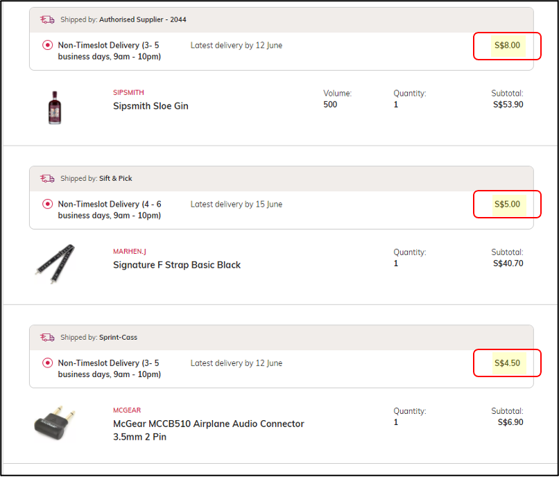 Local Delivery | iShopChangi