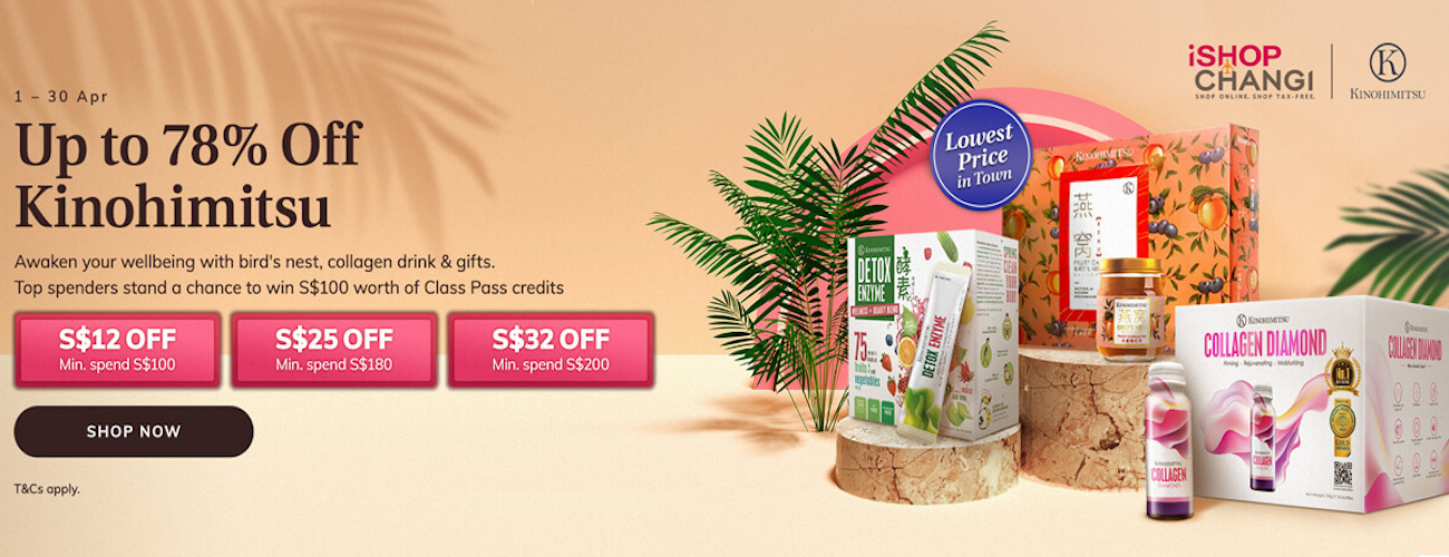 5 Top Products For Kinohimitsu Brand Of The Month | iShopChangi